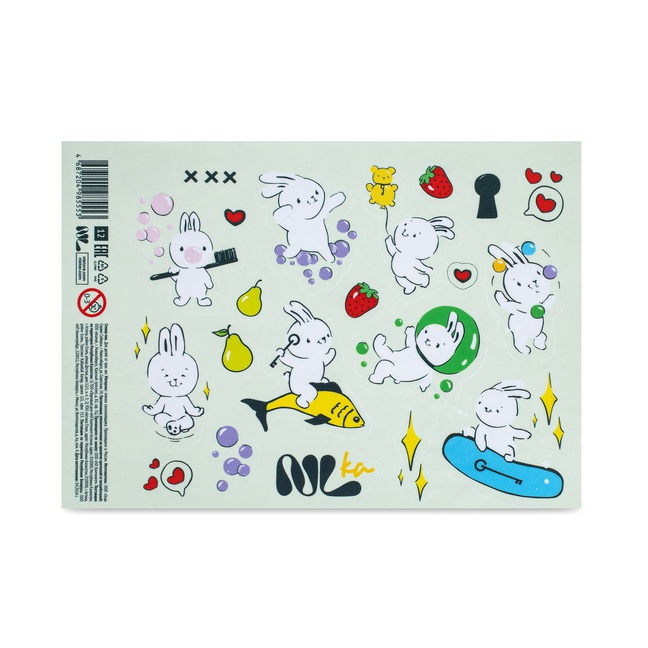 Стикерпак NLkа с зайчонком купить в интернет-магазине NL Store | NLka ...